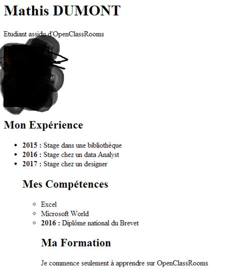quiz numéro 1 du cours html5 et css3 par mathisdu page 1