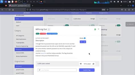 Naga Vamsi R On Linkedin Ctf Cybersecurity Learningjourney Picoctf