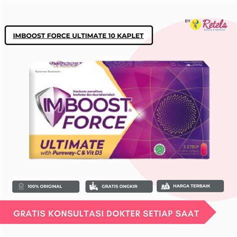 Jual Imboost Force Ultimate 10 Kaplet Shopee Indonesia