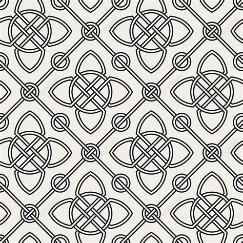 Decorative Geometrical Seamless Pattern Background Geometric Decorative Pattern Background