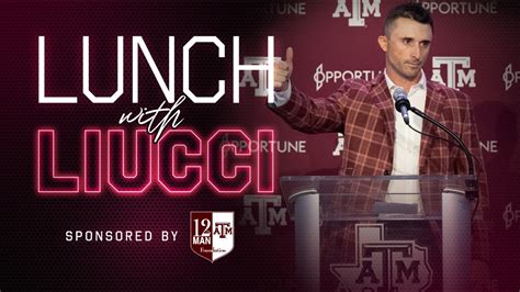 Lunch With Liucci Billy Liucci Joins Texags Radio Wednesday July 3 Texags