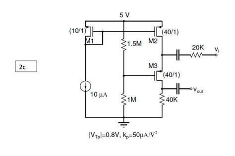 Solved A C All Transistors Have Finite Output Impedance Chegg