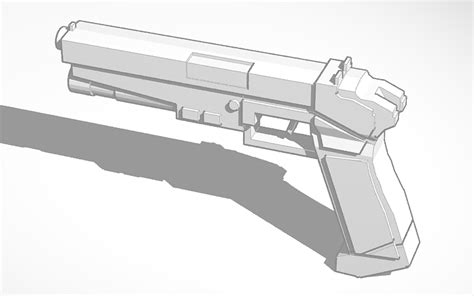 3d Design Gun Tinkercad