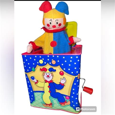 Schylling Toys Schylling 997 Original Jester Clown Jack In The Box