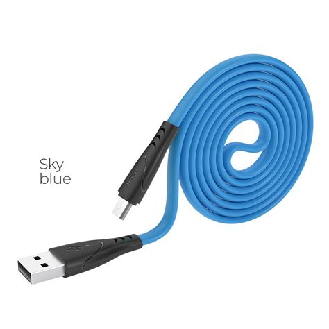 Cable USB To Micro USB X42 Soft Silicone Charging Data Sync HOCO The Premium Lifestyle