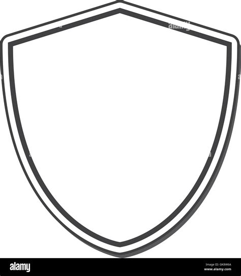 Shield Frame Security Label Design Stock Vector Image And Art Alamy