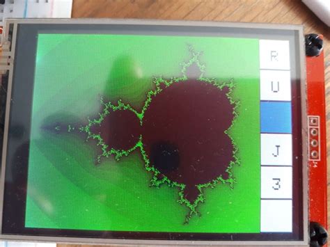 mandelbrot and julia sets on esp32 trybotics