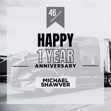46 🎉 Happy 1 Year Work Anniversary Michael Shawver 🎉 Facebook