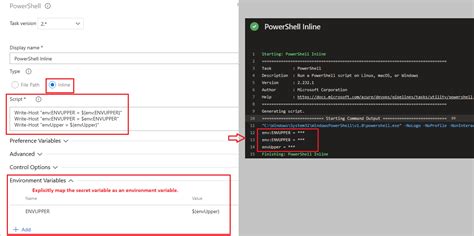 How To Reference A Environment Variable From Azure Pipeline To A Powershell Script Stack Overflow