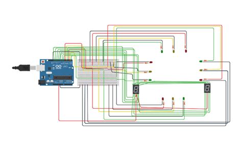 Circuit Design 18blc1041 Iot Traffic Tinkercad