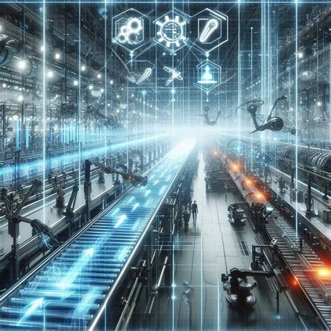 assembly line premium ai generated image