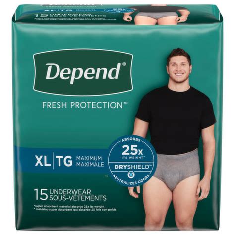 Depend Underwear Maximum Xl