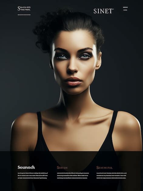 Premium Ai Image Luxurious Web Layout With Custom Designs For