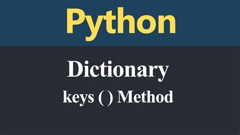 keys method in python hindi youtube