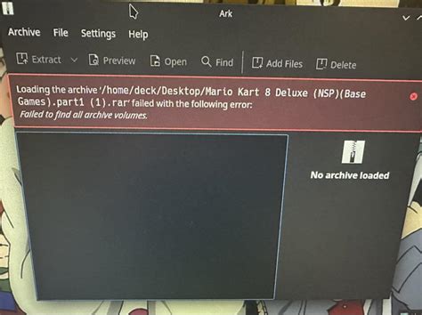 Failed To Find All Archive Volumes Error Rsteamdeckemu