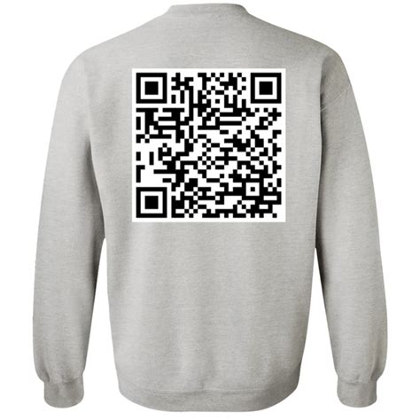 Free Luigi Qr Code Sweatshirt The Ppls Label