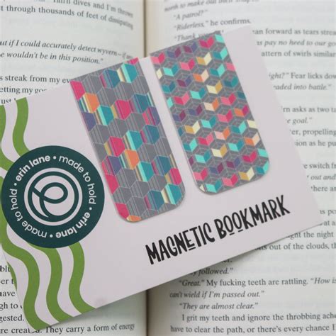 Set Of 2 Magnetic Bookmarks Reusable Page Holders For Books And