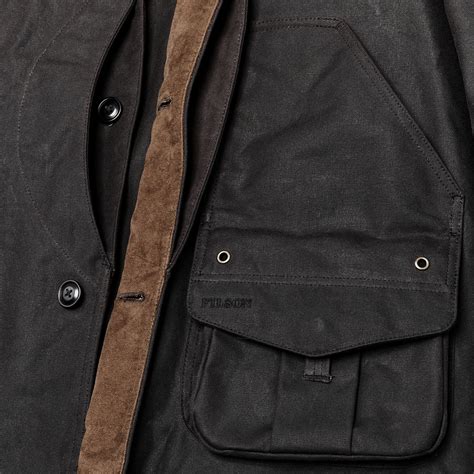 Tin Cloth Hunting Jacket By Filson Cinder Grey