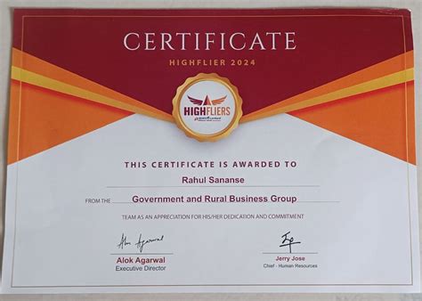 Rahul Sananse On Linkedin Highflier Icicilombard