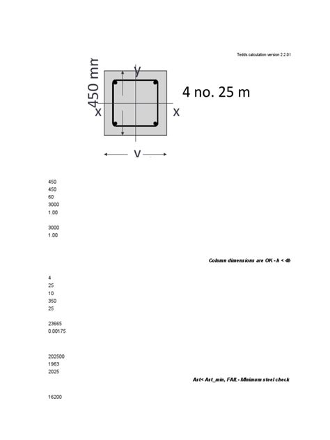 Rc Rectangular Column Design Pdf Bending Structural Engineering