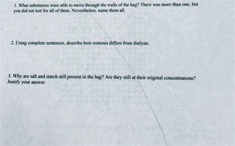 Solved Osmotic Processes 157 PART C OSMOLARITY EXERCISES 1 Chegg Com