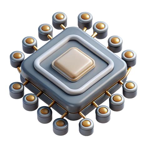 Impressive Traditional Symbiotic Tech Sensor Array Side View Isolated