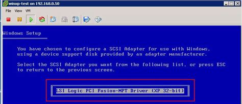 Windows XP Install On VMware VM Failed Error Setup Did Not Find Any Hard Disk Drives Installed
