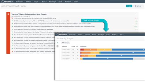 tracking vmware authentication scan results arc tenable®