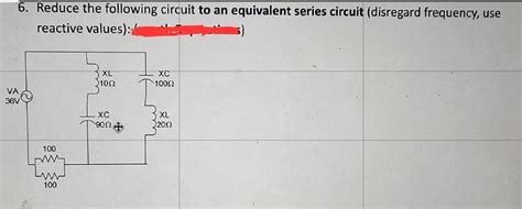 Solved Reduce The Following Circuit To An Equivalent Chegg