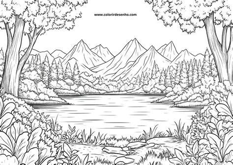Coloring Pages Landscape Pdf