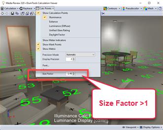 Calculation Viewer Calc Points