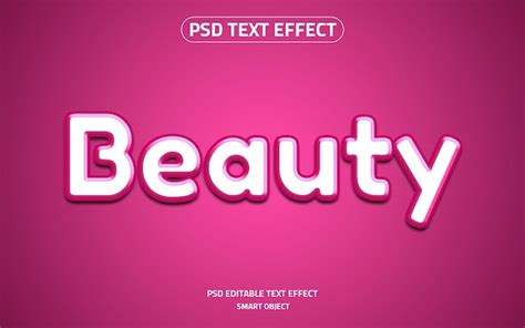 Premium Psd Beauty Editable Text Effect Logo Mockup Psd