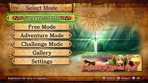 Select Mode Zelda Wiki