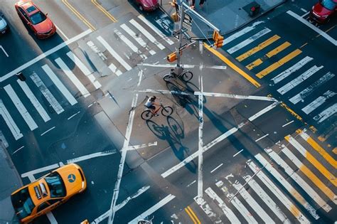 Intersection Design For Cyclist Safety Ar Generative Ai Premium Ai Generated Image