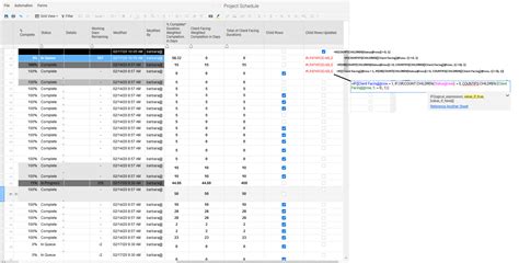 How To Calculate Total Percent Completion Only Within Rows That Meet A