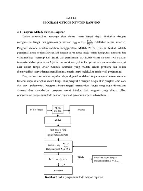 Program Matlab Metode Newton Rapshon Pdf