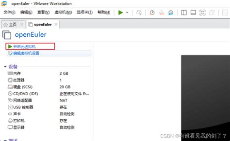 vmware 安装 openeuler offline standard iso csdn博客