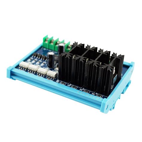 ღOSM 4 Channel Industrial Signal Output Conversion Control Board PLC High Power DC Amplifier Boa