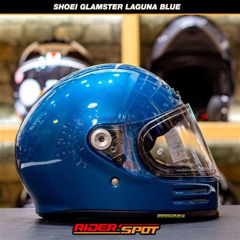 Jual Helm SHOEI Glamster Laguna Blue Full Face Helmets Original Japan ...