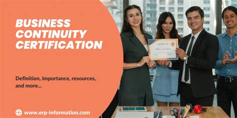 What Is Business Continuity Certification Resources Benefits