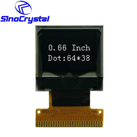 0 66 Inch OLED Module High Resolution 64X48 Flexible OLED Display Wholesale Panel OLED Display