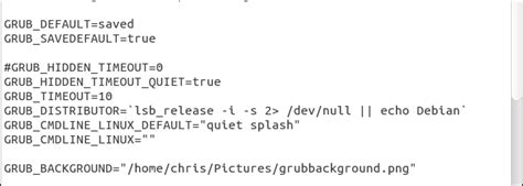 How To Configure The Grub2 Boot Loaders Settings