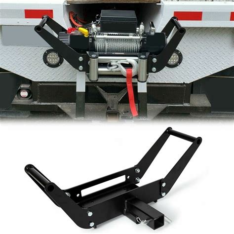Winch Mounting Plate Trailer Winch Universal Heavy Duty Steel For 600