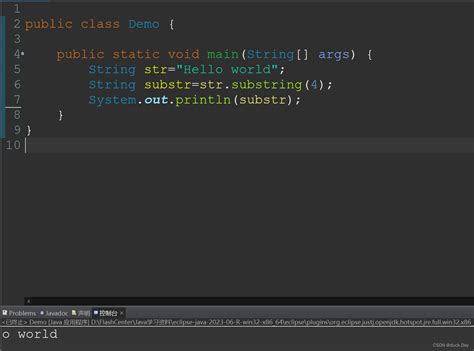 Java字符串（二）java Substring Csdn博客