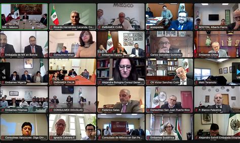 Canciller De La Fuente Celebra Reunión Virtual Con Las 162