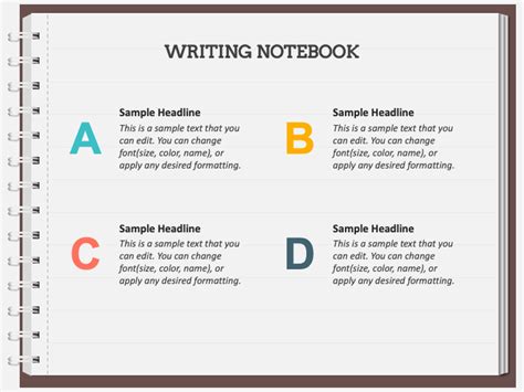 Notebook Presentation Theme Free Download PowerPoint Template Google Slides