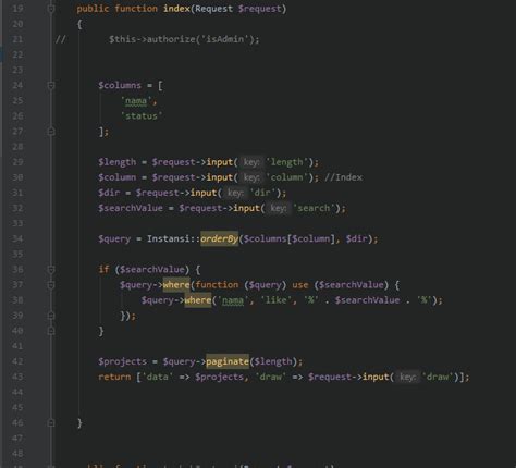 menampilkan data menggunakan data tabel custom pada vue js crud
