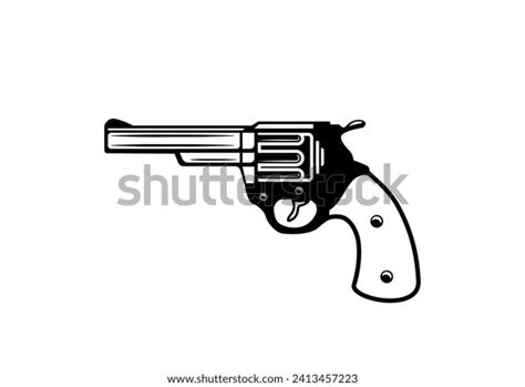 Revolver Gun Logo