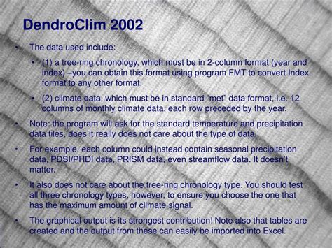Ppt Climate Response With Dendroclim 2002 Powerpoint Presentation