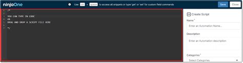 Ninjaone Script Library Ninjaone